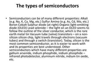 Semiconductors | PPTX