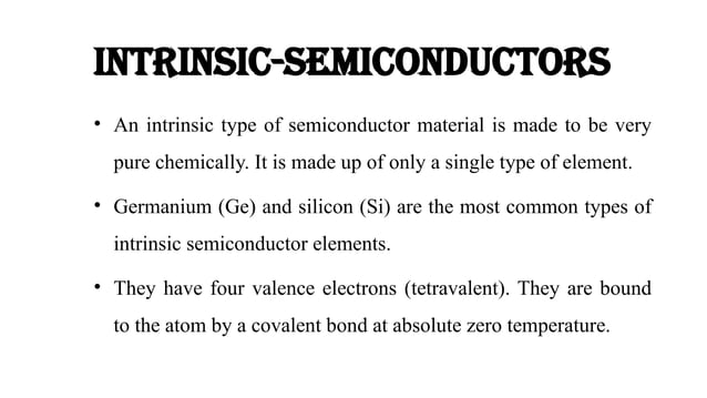 semiconductors ppt for 1 sem engineering | PPTX