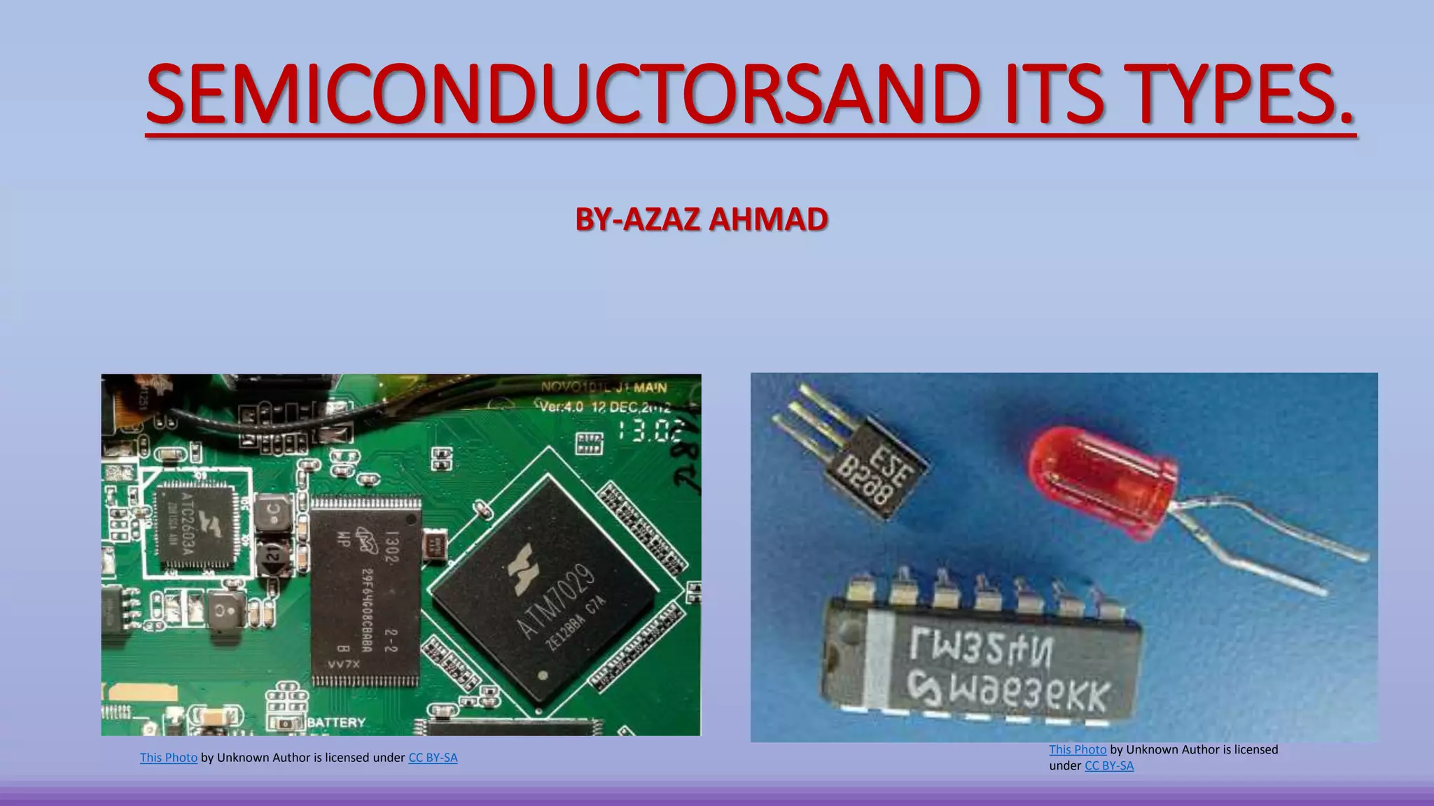 Semiconductors and its_types | PPTX