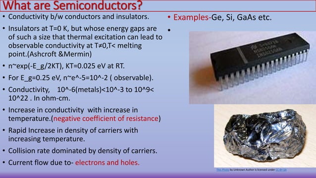 Semiconductors and its_types | PPTX | Physics | Science