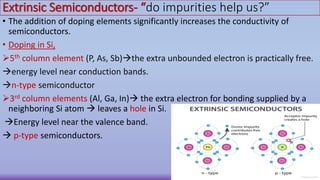 Semiconductors and its_types | PPTX