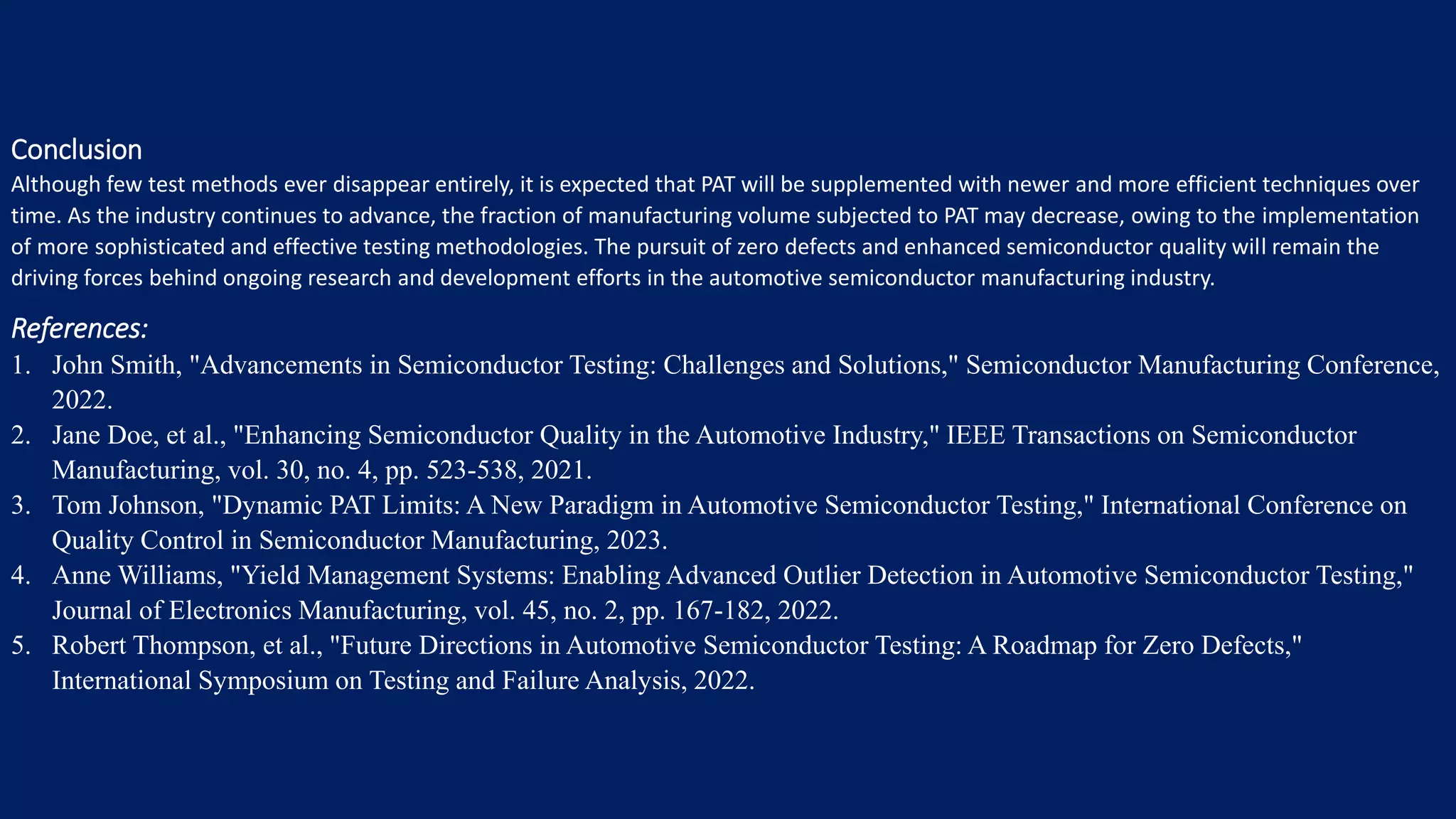 Semiconductors in Automotive Industry The Rise of Dynamic PAT and ...