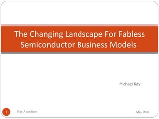 Semiconductors: The Changing Landscape | PPT