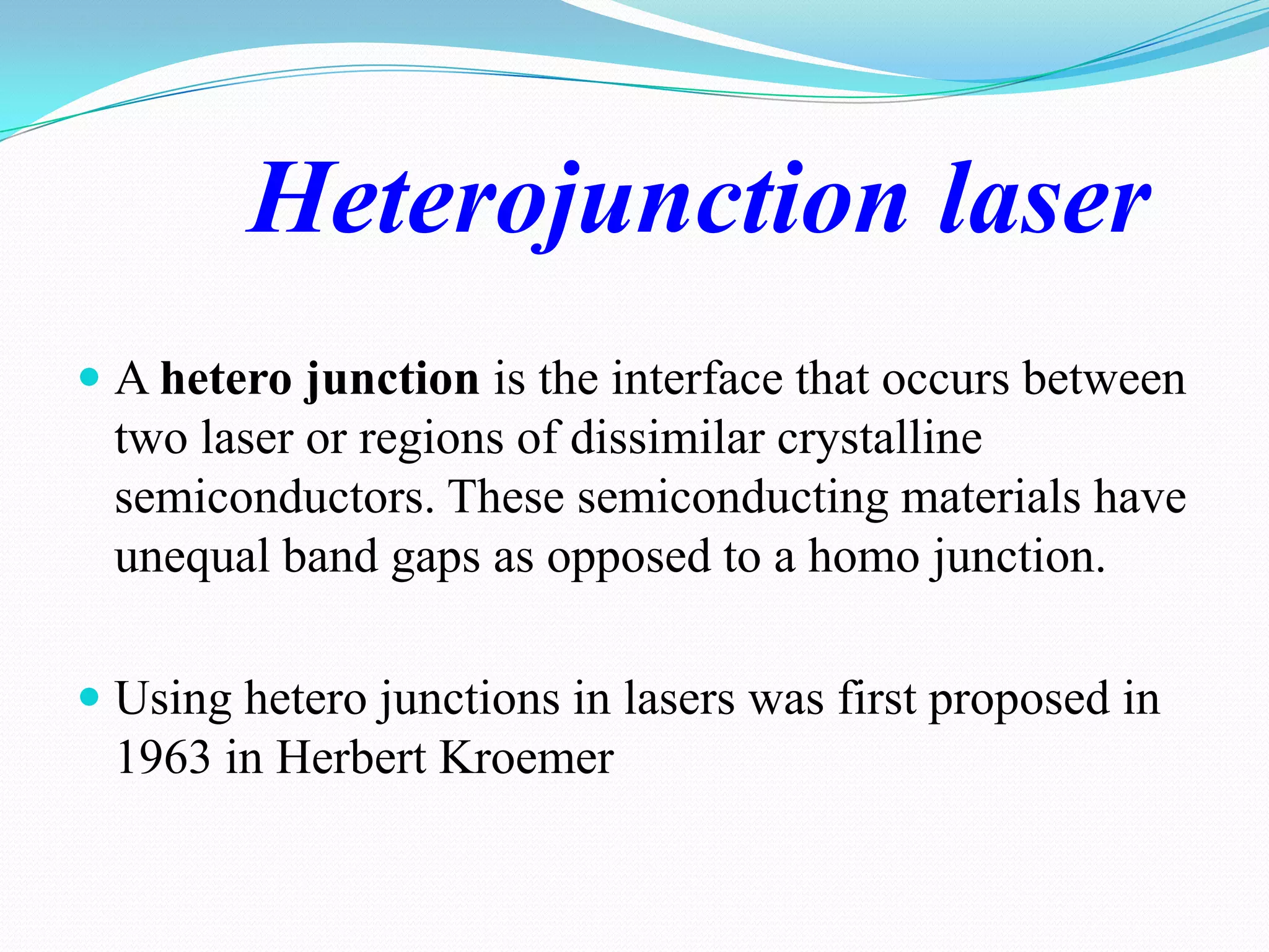 Semicondutor laser | PPTX