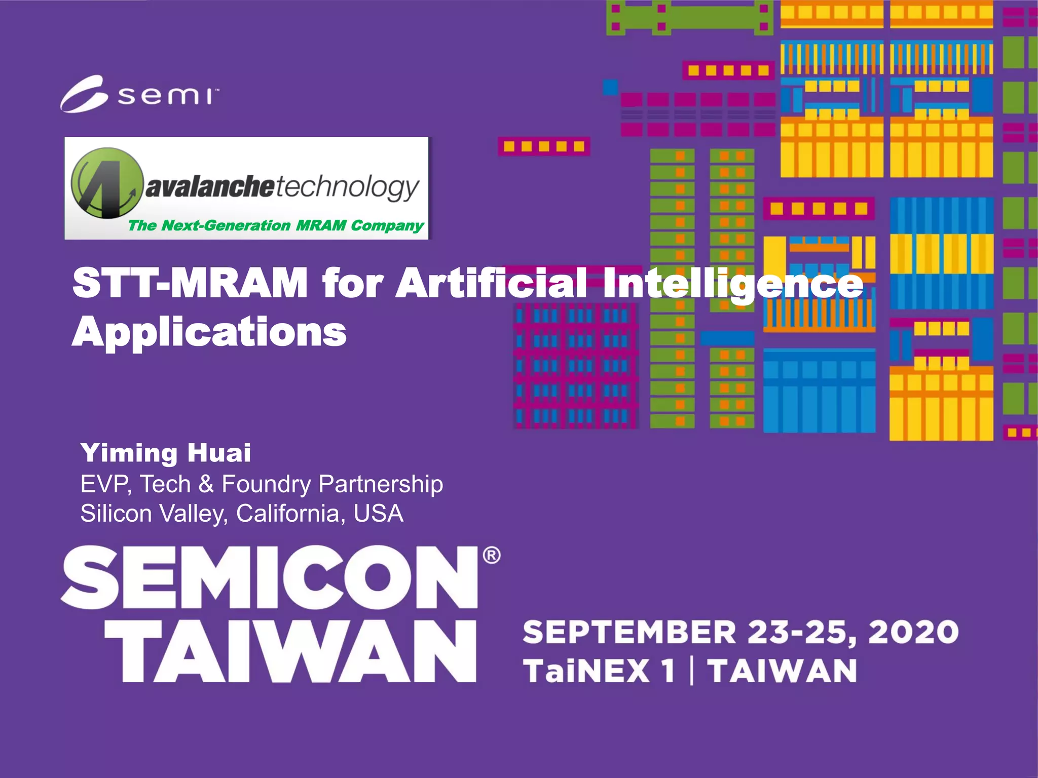 STT MRAM for Artificial Intelligence Applications | PDF