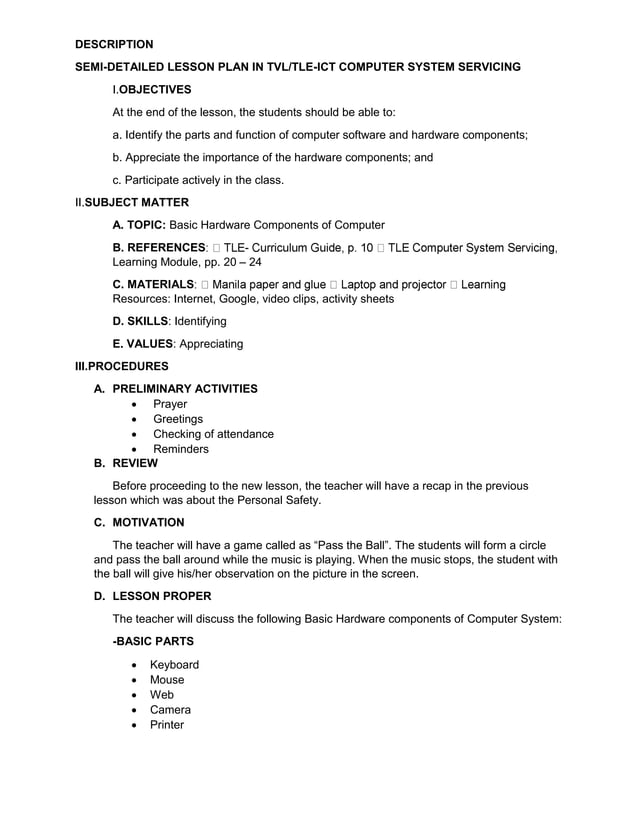 SEMI DETAILED LESSON PLAN ICT GROUP2.docx