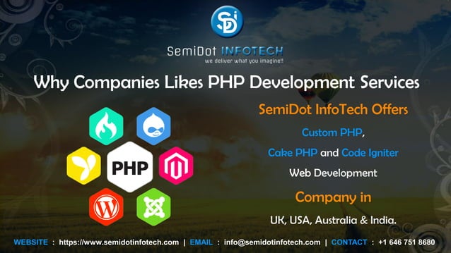 Custom PHP Development Services | PPT