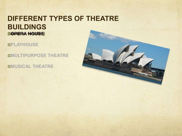 evolution of theatre architecture | PPTX