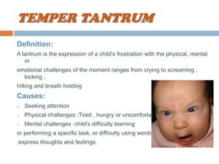 BEHAVIOURAL and psychological disorders in pediatrics | PPTX