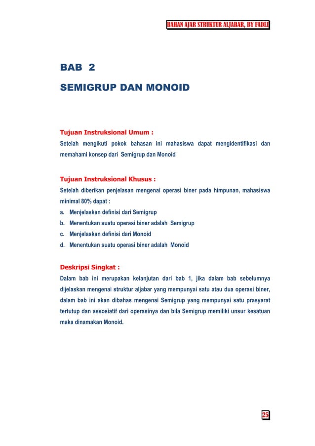 Semigrup | PDF