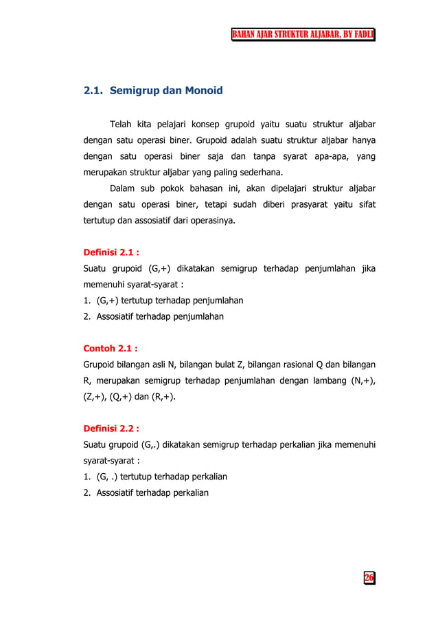 Semigrup | PDF
