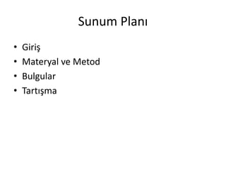 Endokrinoloji Literatur Sunumu | PPTX