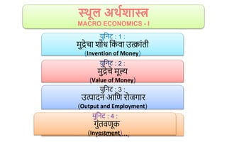 Sem III Macro Economics- I स्थूल अर्थशास्त्र.pptx