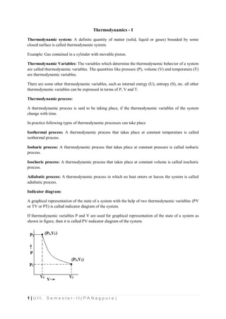 B.Sc. Sem II Thermodynamics-II | PDF