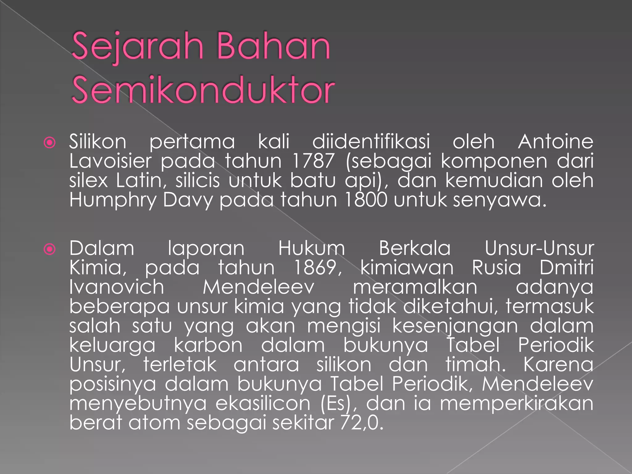 Bahan Semikonduktor | PPTX