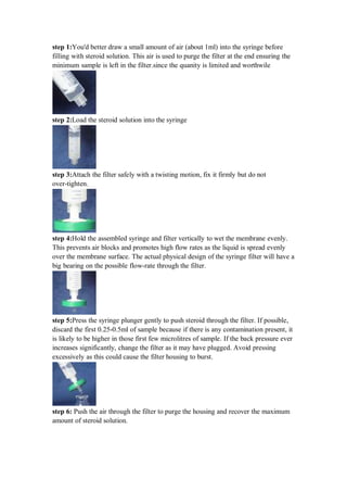 how to filter steroid | PDF