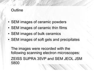 Sem images collection | PDF