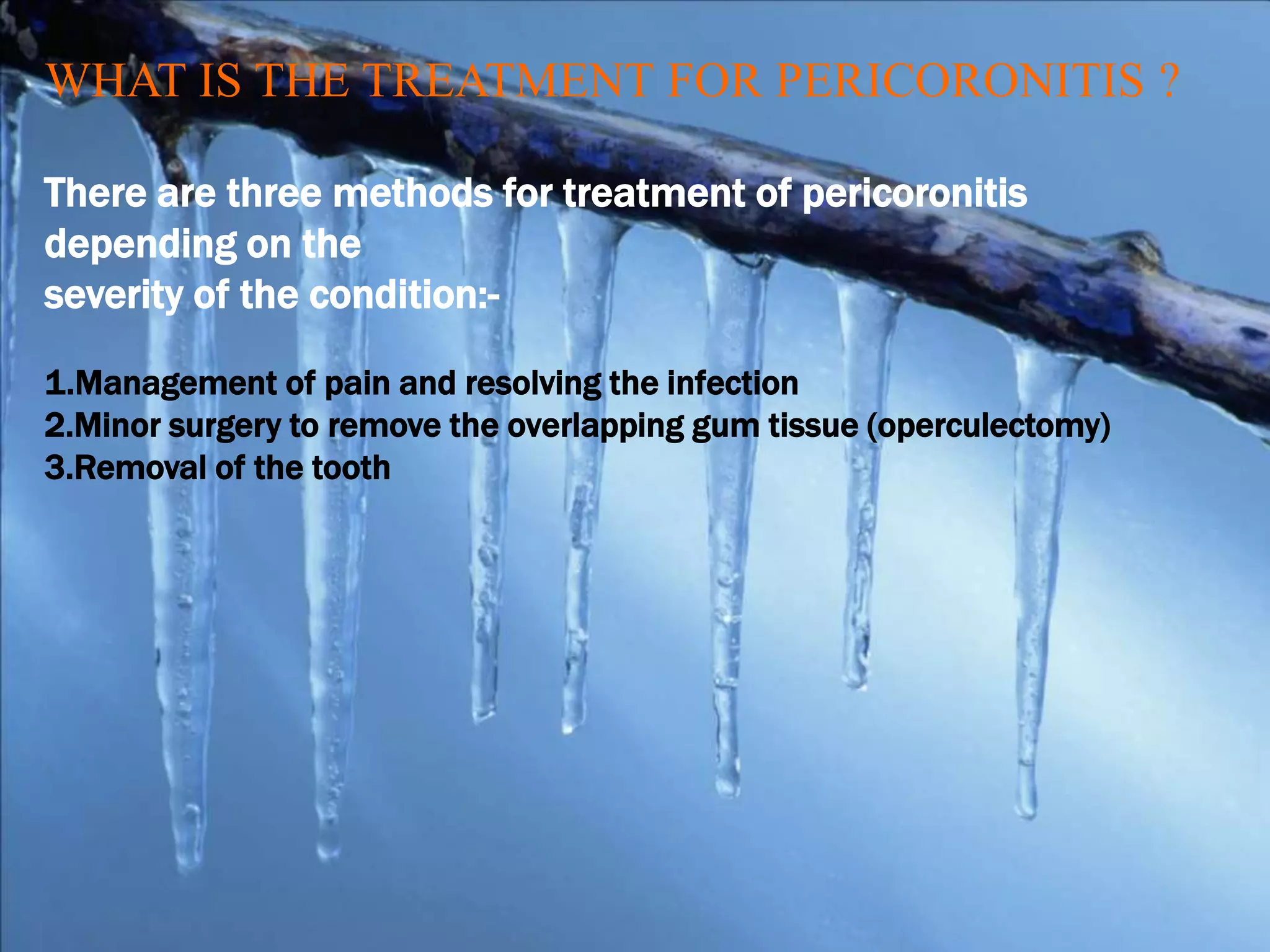 Pericoronitis | PPT