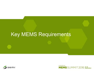 Using Low Cost of Ownership Direct Bonding Technologies For MEMS ...
