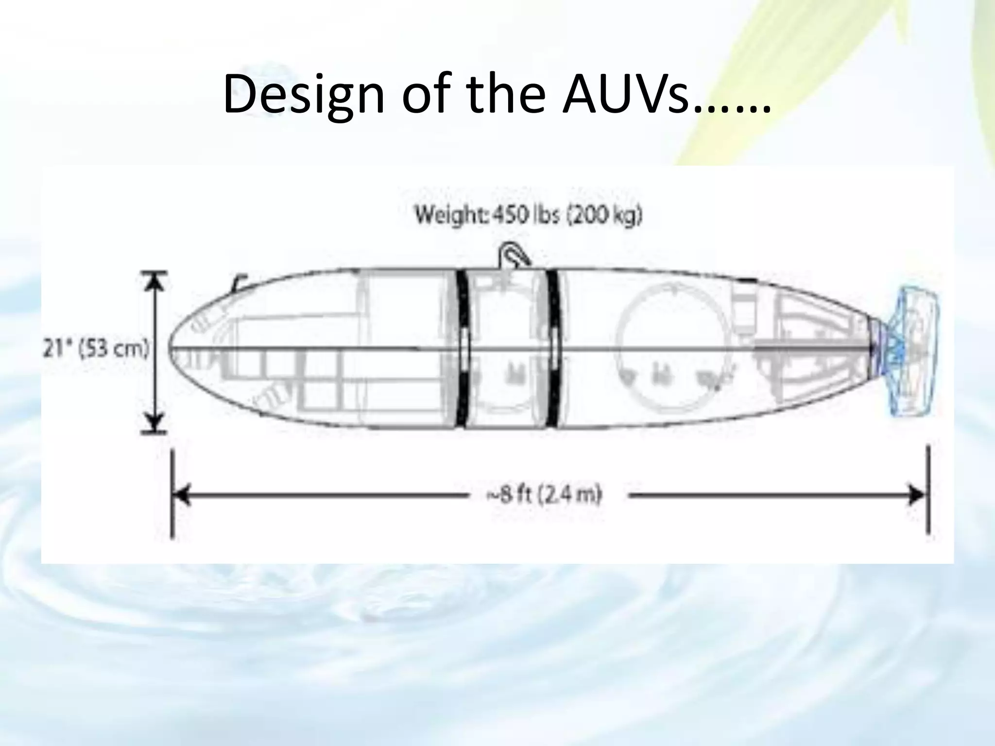 Autonomous Underwater Vehicle (AUVs) | PPTX