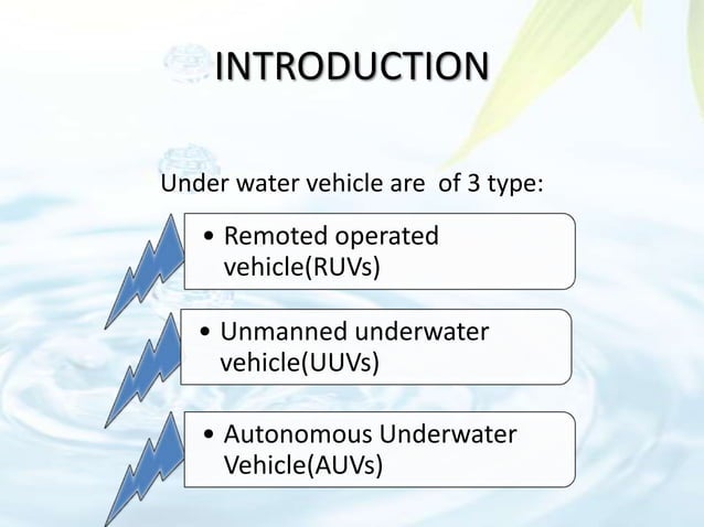 Autonomous Underwater Vehicle (AUVs) | PPTX