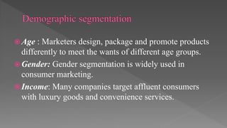 Market Segmentation | PPTX