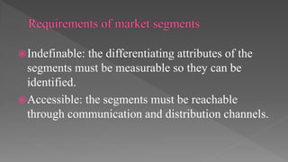 Market Segmentation | PPTX
