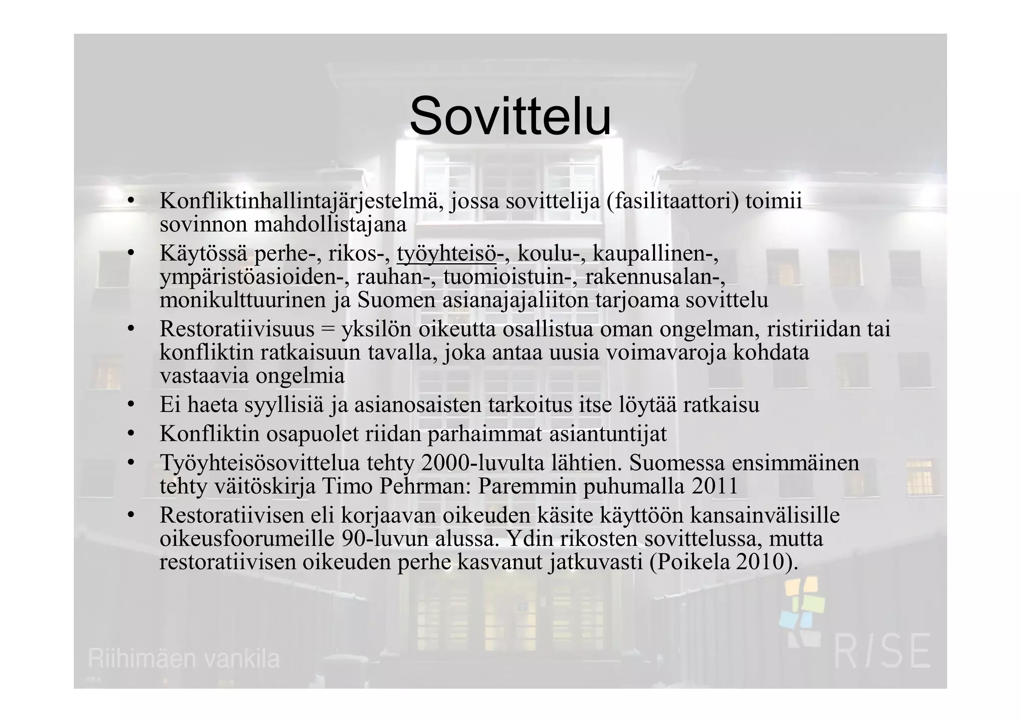 Susanna Schugk-Laulumaa: Sovittelu työvälineenä | PDF