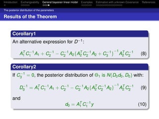 Reading the Lindley-Smith 1973 paper on linear Bayes estimators | PDF