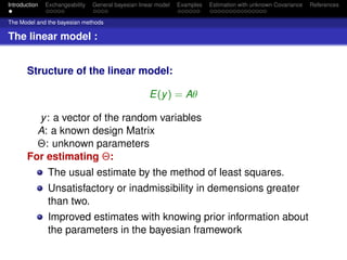 Reading the Lindley-Smith 1973 paper on linear Bayes estimators | PDF