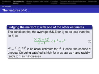Reading the Lindley-Smith 1973 paper on linear Bayes estimators | PDF