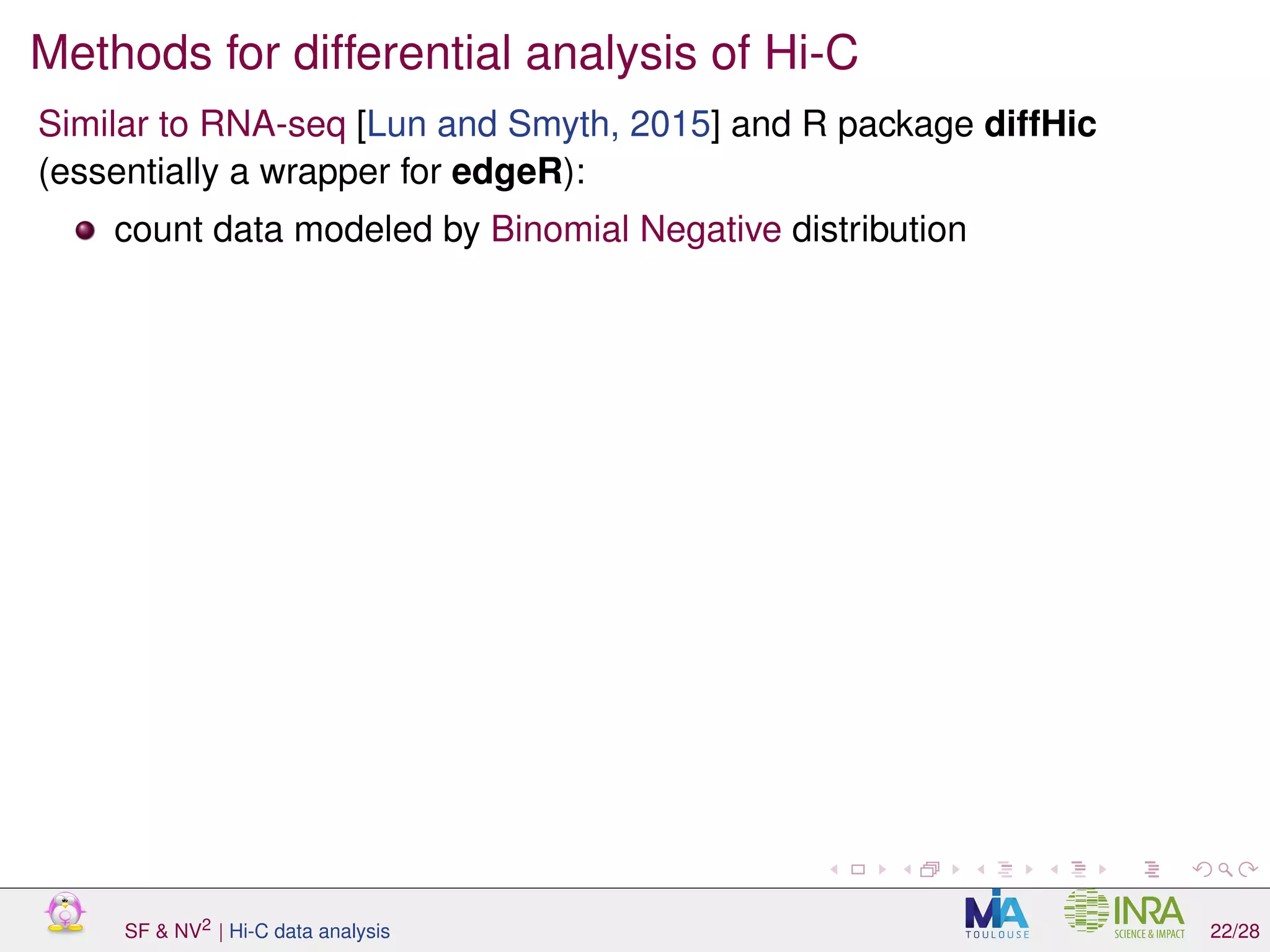 Investigating the 3D structure of the genome with Hi-C data analysis | PDF