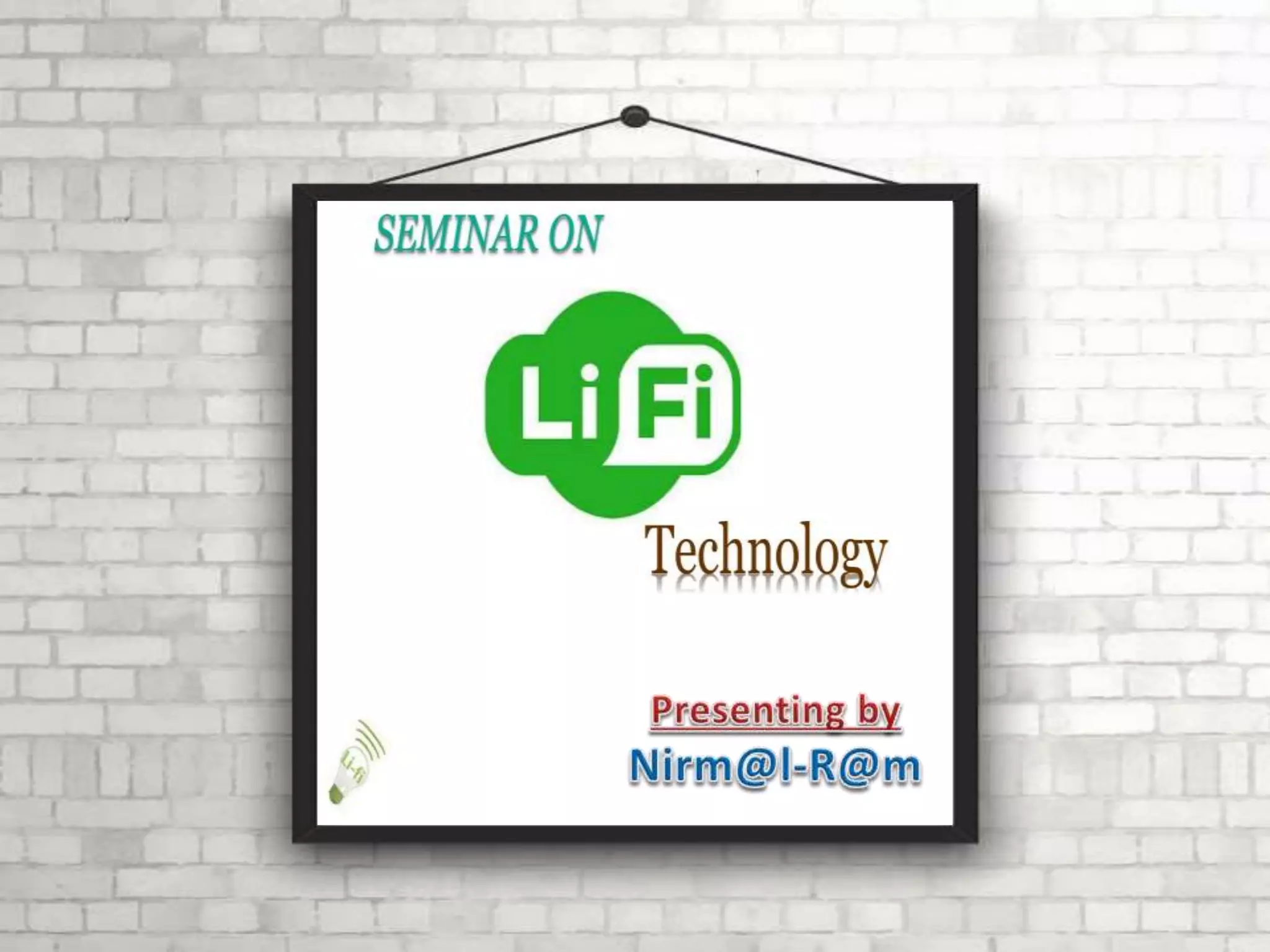 Li-Fi Technology advantages,disadvantages,application,scope | PPTX ...