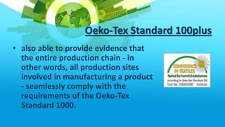 ECO-LABELS USED IN TEXTILES | PPTX
