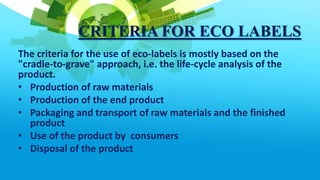 ECO-LABELS USED IN TEXTILES | PPTX