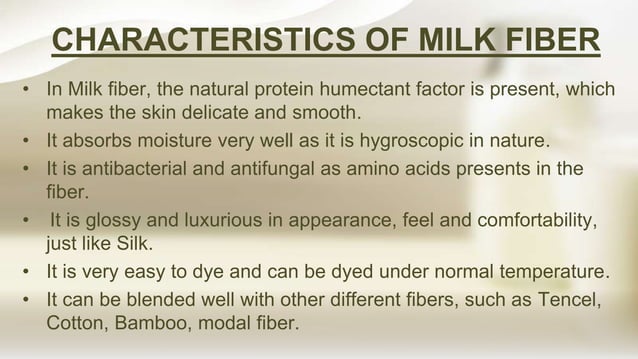MILK FIBER | PPT
