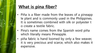 PINA FIBER | PPTX