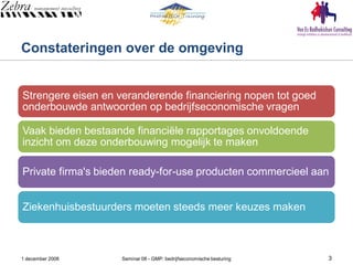 GMP: bedrijfseconomische besturing | PPT