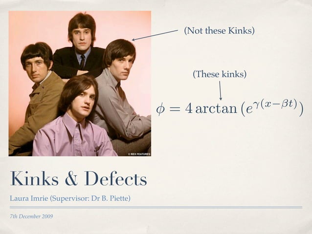 Kinks & Defects | PPT