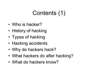 Hacking Question and Answer | PPT