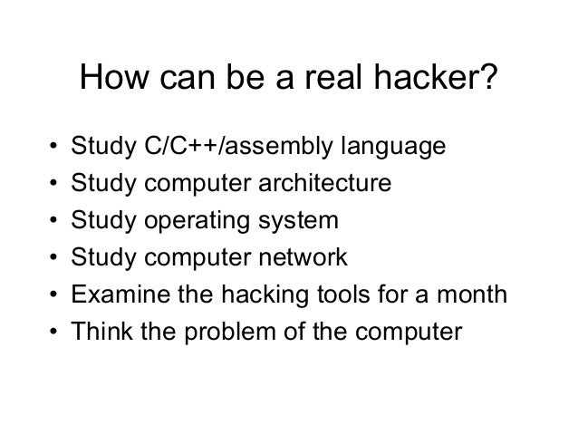 Hacking Question and Answer