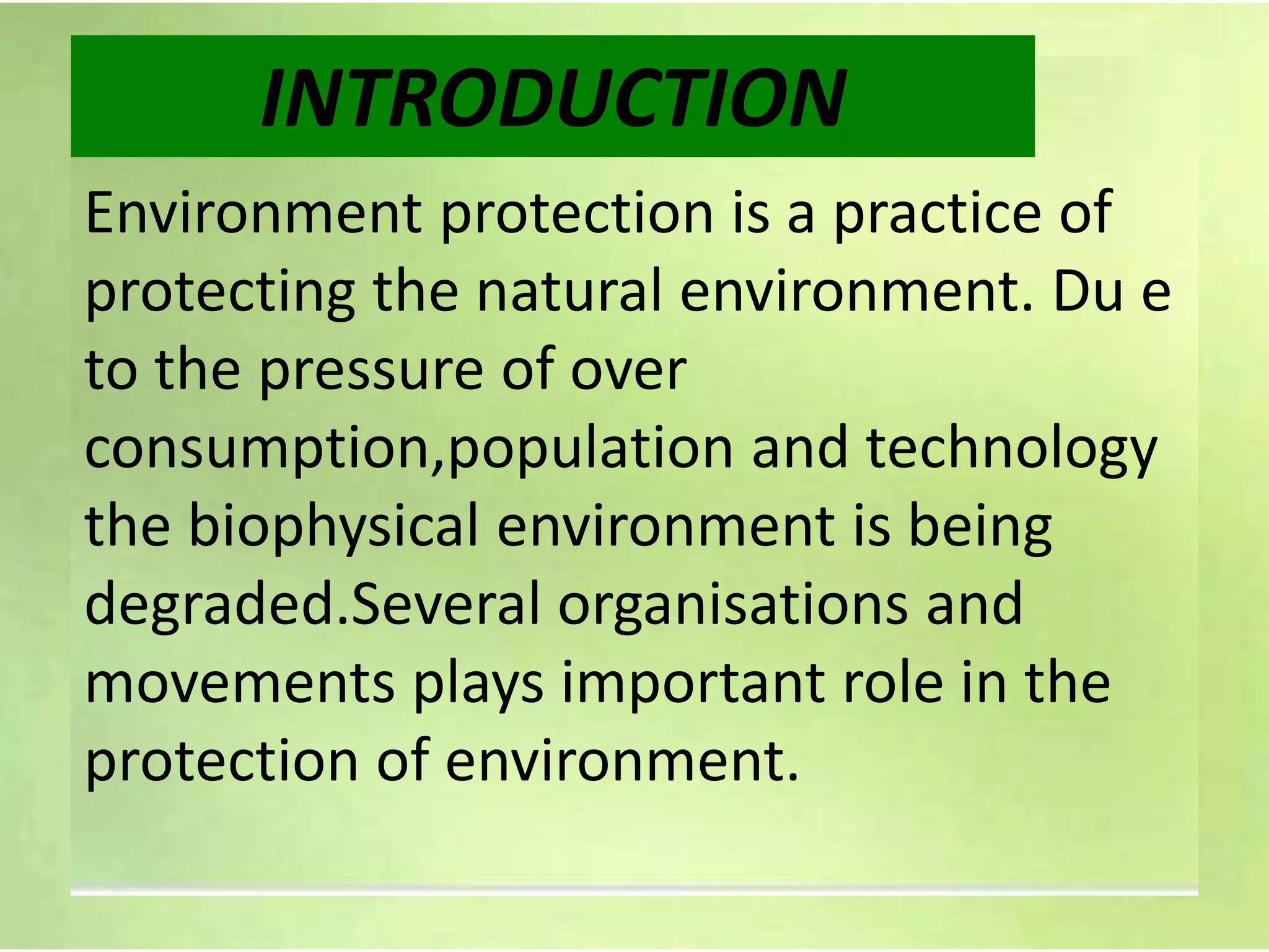 agencies of environmental protection | PPTX