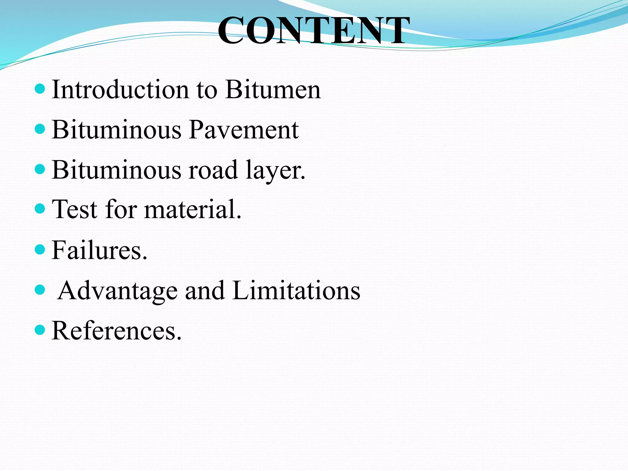 Bituminous pavement | PPTX
