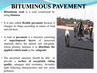Bituminous pavement | PPTX
