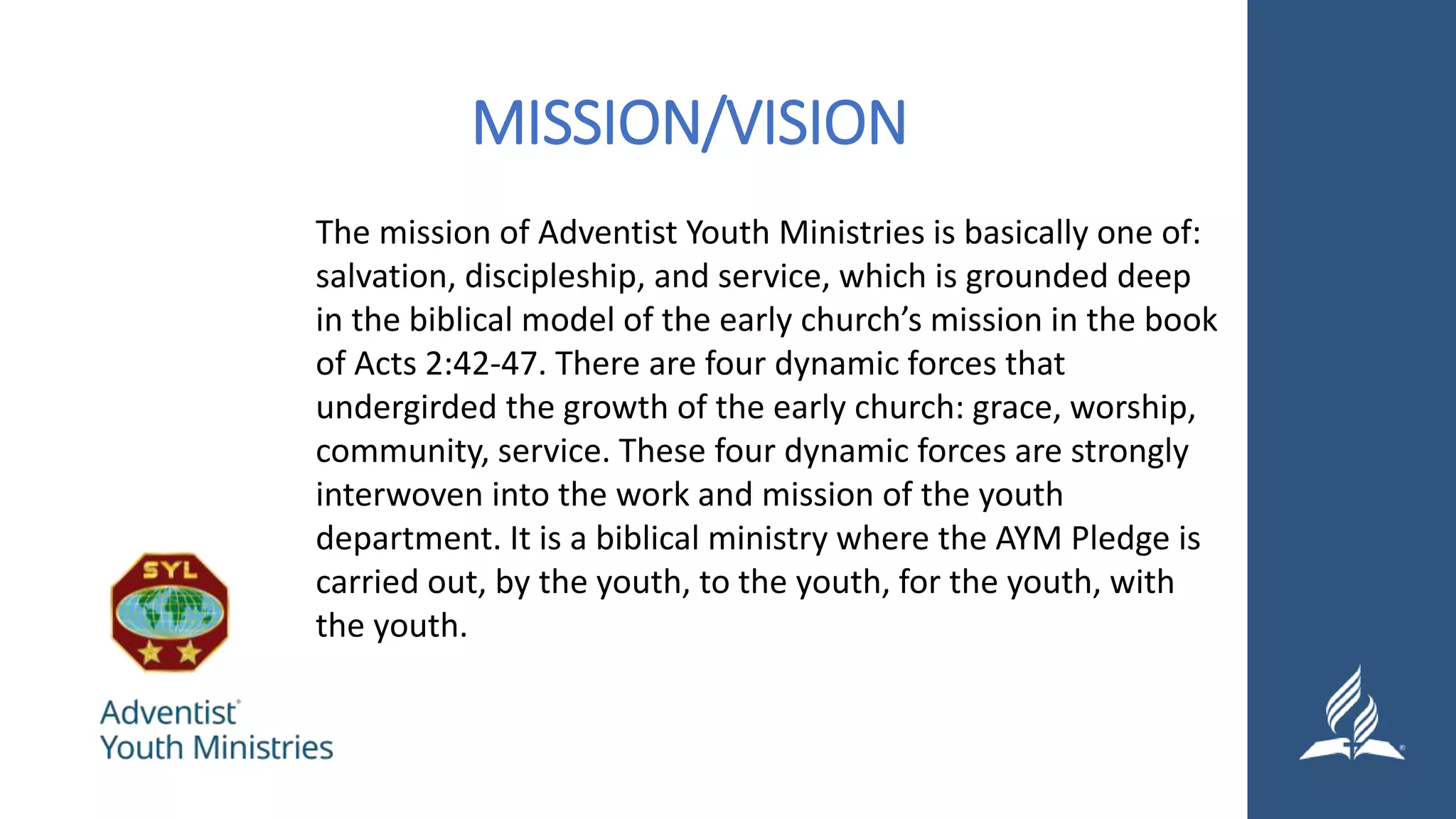 Seminar-Adventist Youth Ministries | PPTX