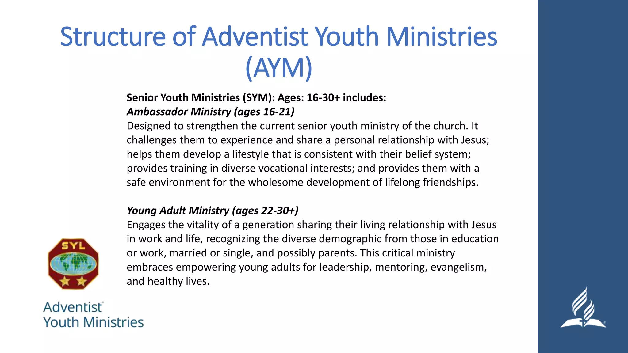 Seminar-Adventist Youth Ministries | PPTX