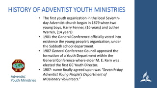 Seminar-Adventist Youth Ministries | PPTX