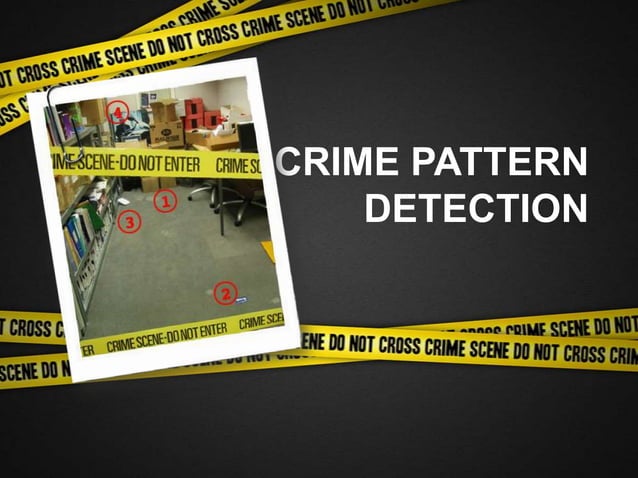 Crime Pattern Detection using K-Means Clustering | PPTX