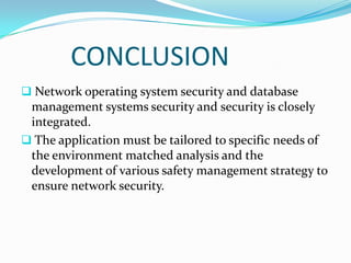 Network security by sandhya | PPTX | Internet Safety | Parenting