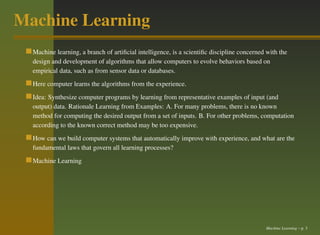 Machine learning SVM | PPT